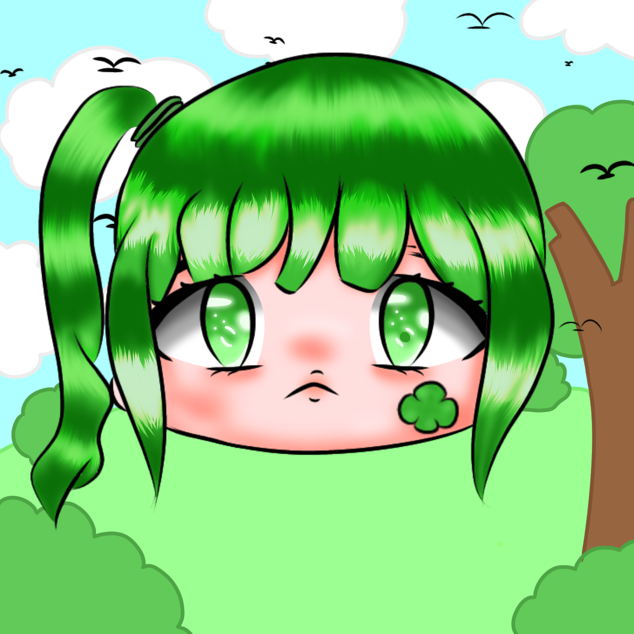 chibi clover - ibisPaint
