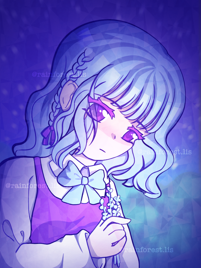 Lavender girl - ibisPaint