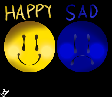 Happy and Sad - ibisPaint