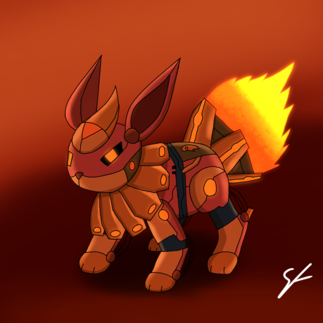 Mecha Flareon - ibisPaint