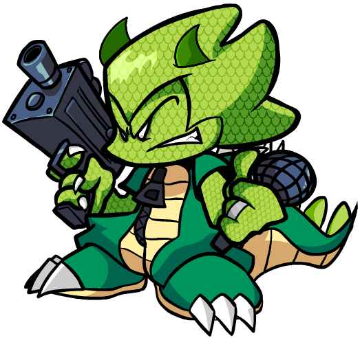 Minus Pico Edit - FNF Minus Sprite Edit - ibisPaint