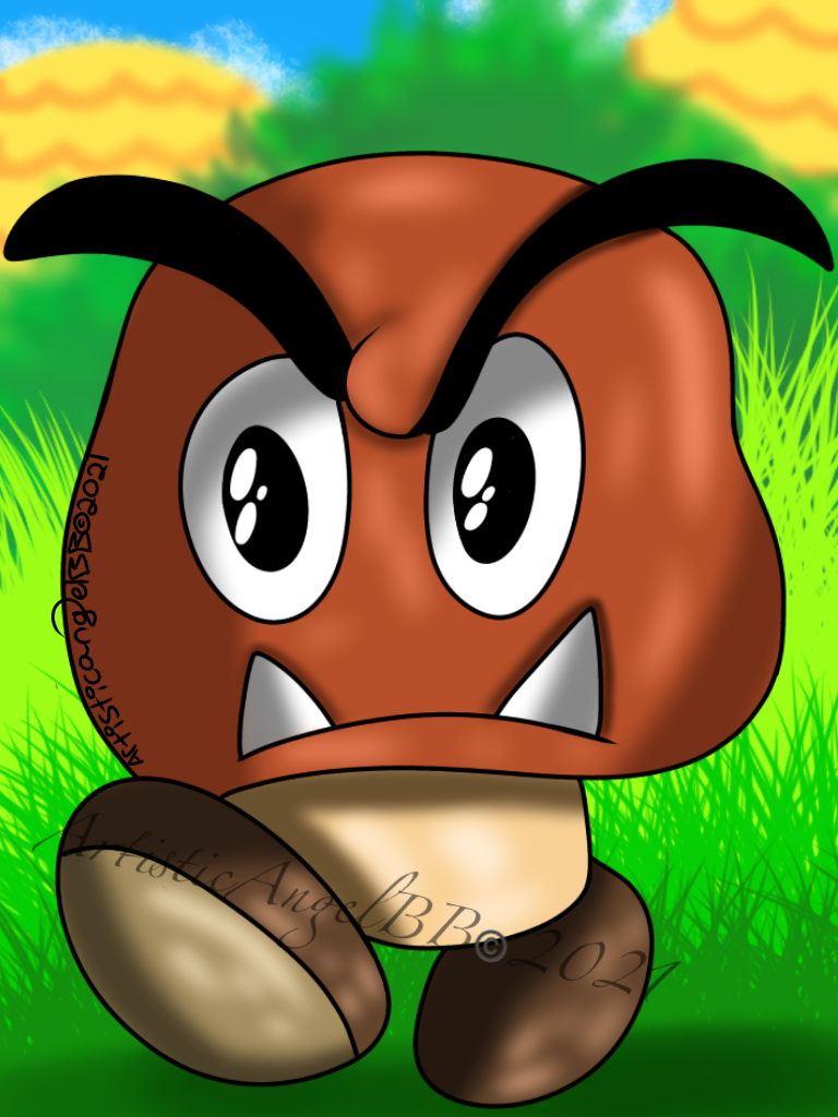 Goomba From Super Mario Bros - ibisPaint