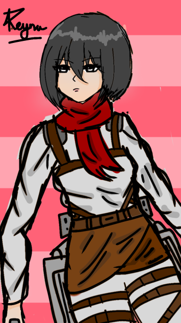 Mikasa ackerman - ibisPaint
