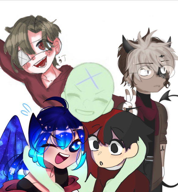 All red here (collab feel free to join!) - ibisPaint