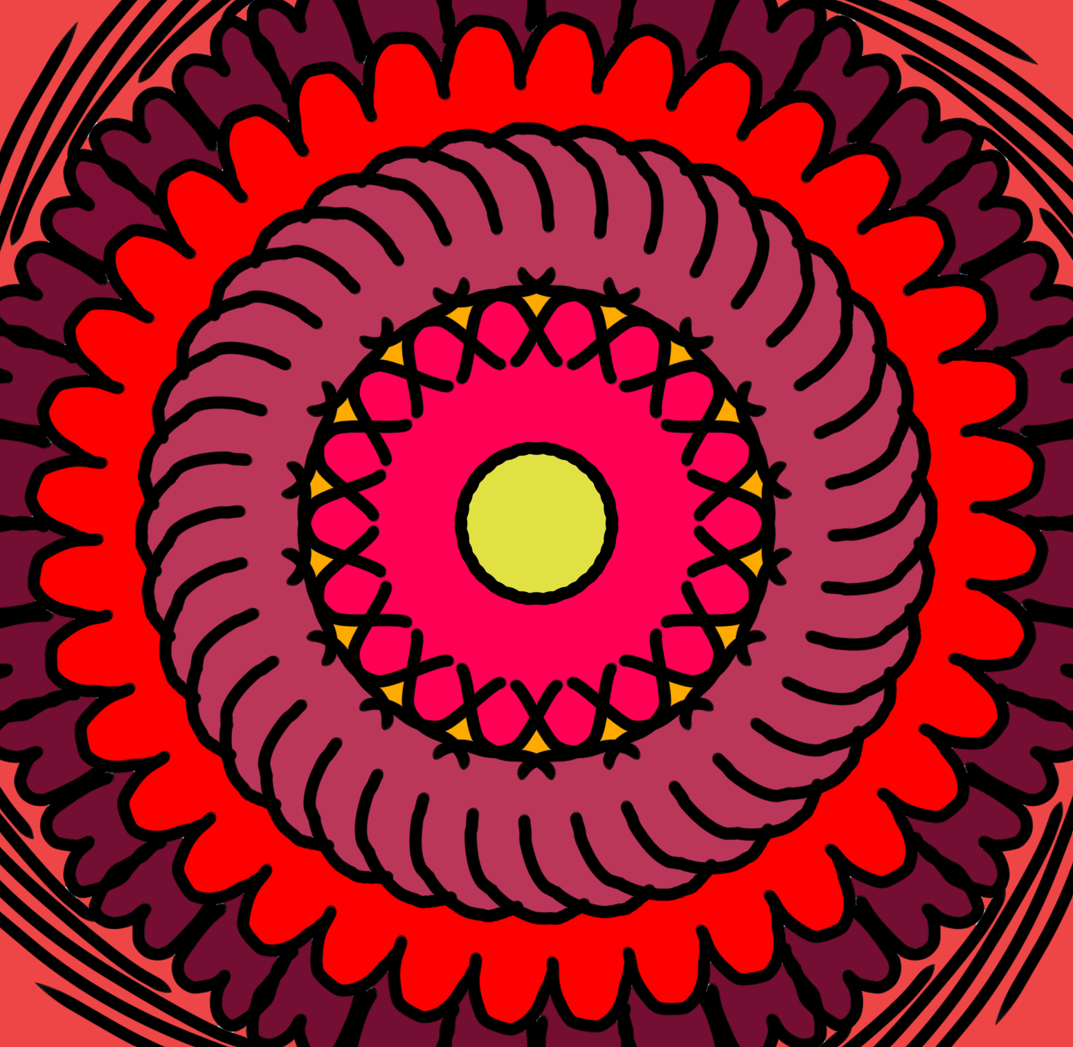 mandala 3 - ibisPaint