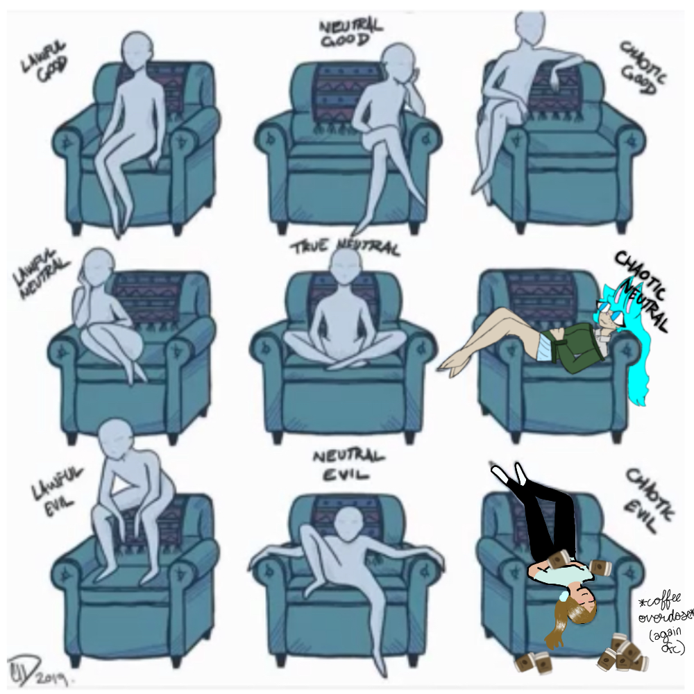 collab of evil neutral and good - ibisPaint