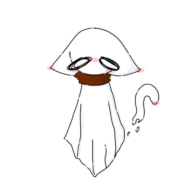 cat ghost - ibisPaint