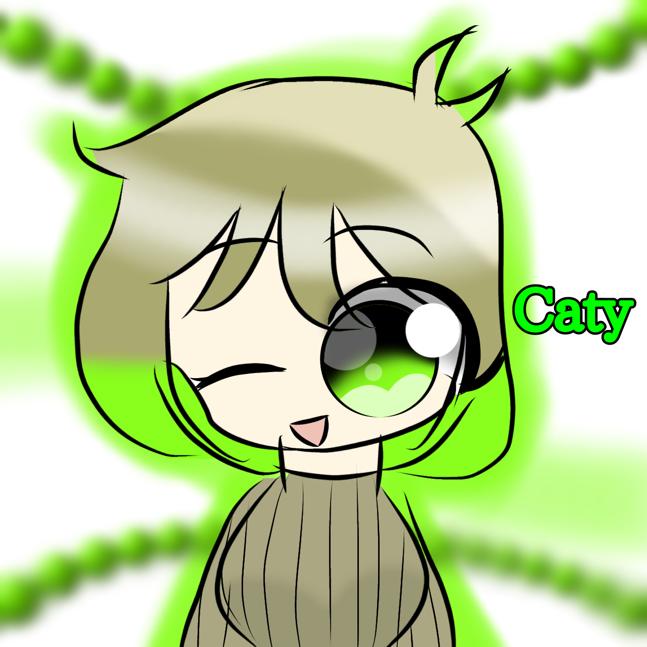 Caty character 💚🤩 - ibisPaint