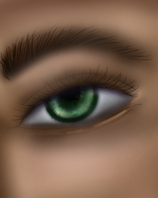 Green eye - ibisPaint
