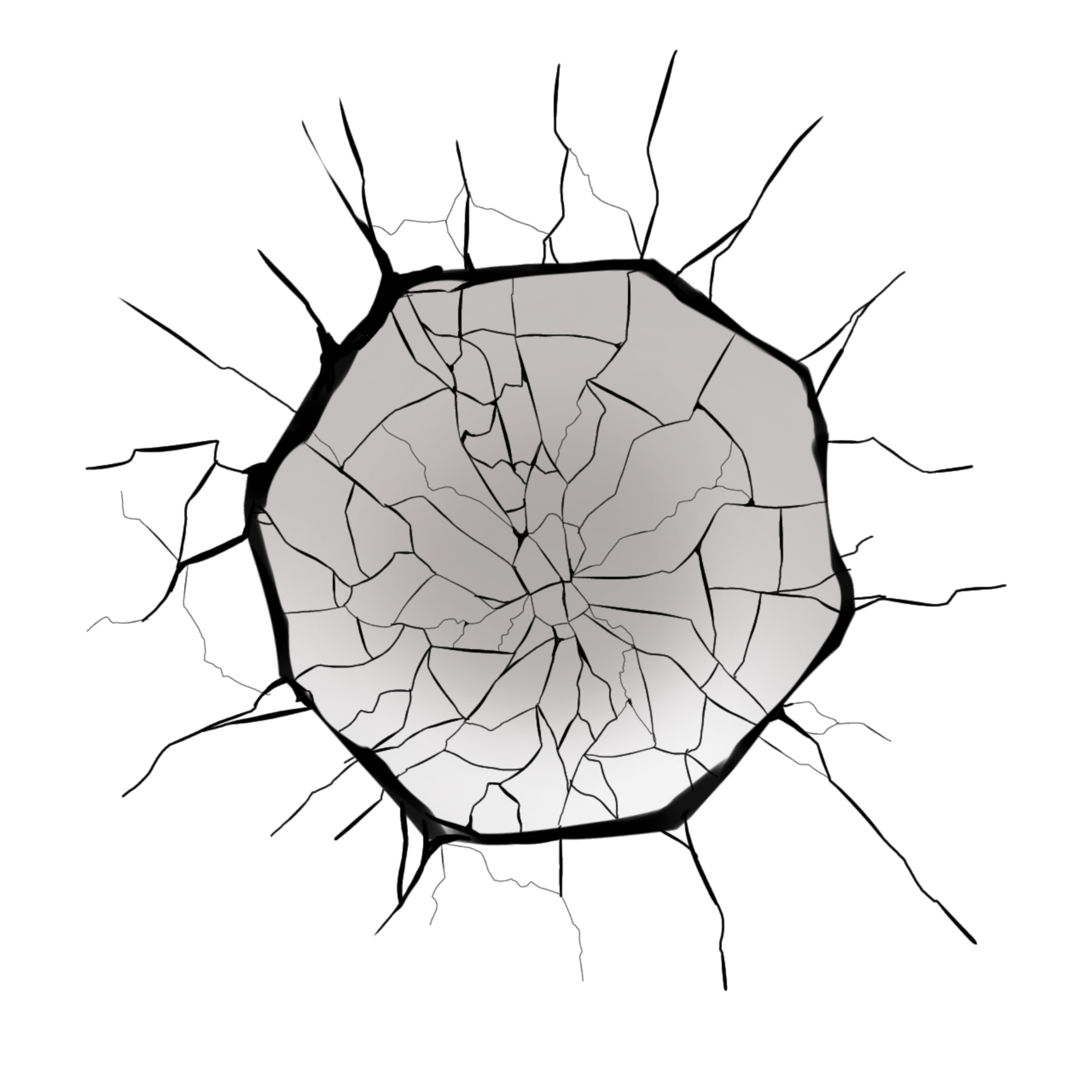 wall crack - ibisPaint