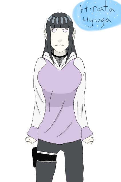 How to draw hinata hyuga speedpaint - ibisPaint