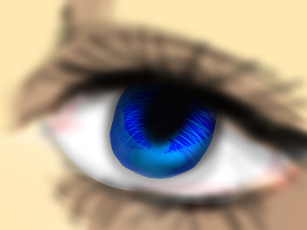 Ojo azul - ibisPaint