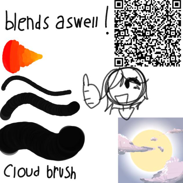 cloud brush - ibisPaint