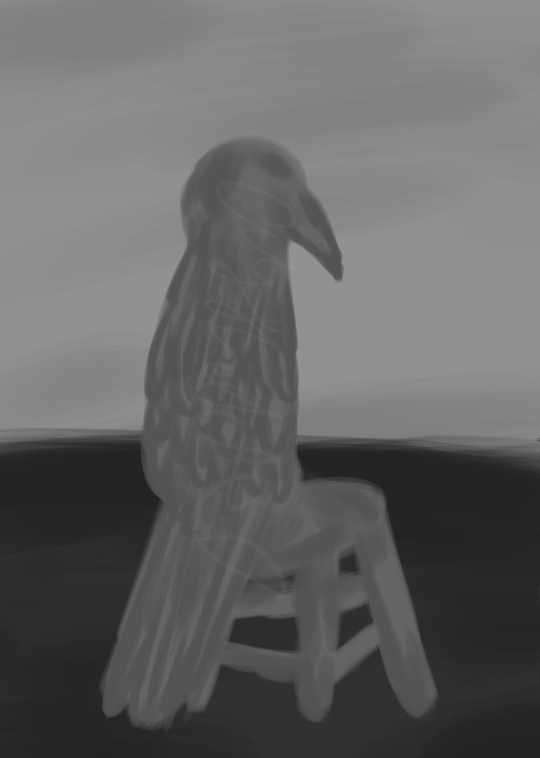 ^ Crow On Stool ^ - ibisPaint