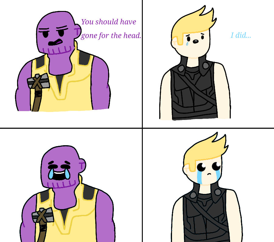 When Thor sucks at aiming - ibisPaint