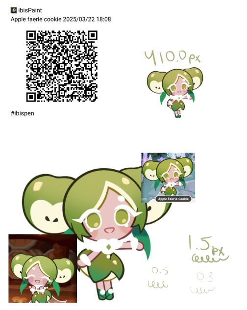 Apple faerie cookie! - ibisPaint