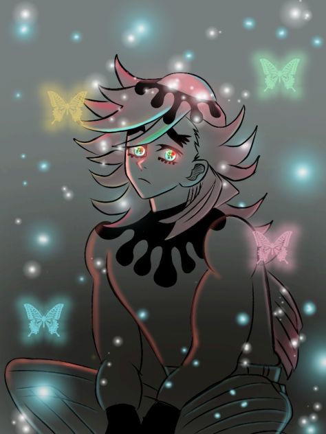 Douma(demon slayer) glow art - ibisPaint