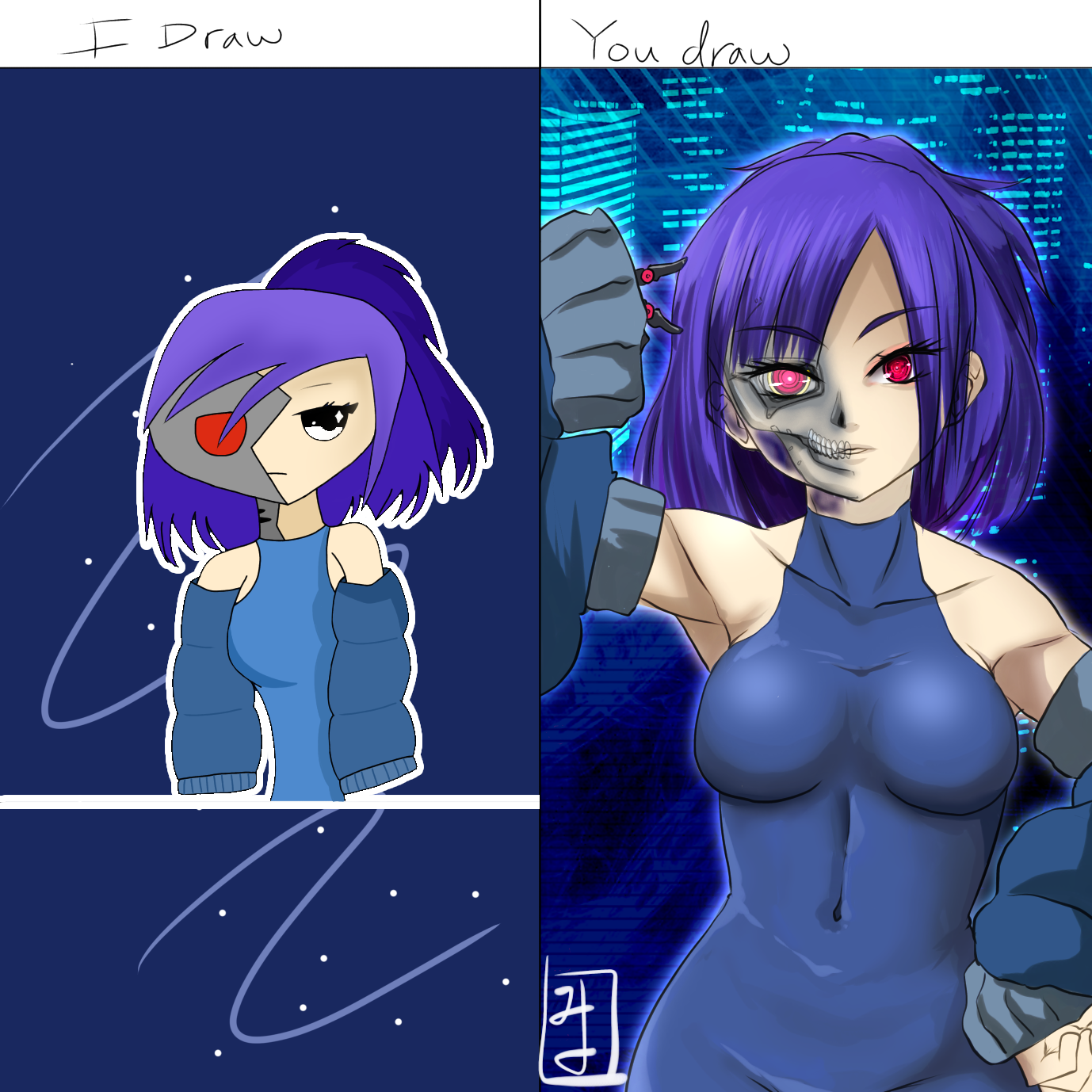 I draw you draw with Aliyah Amin - ibisPaint