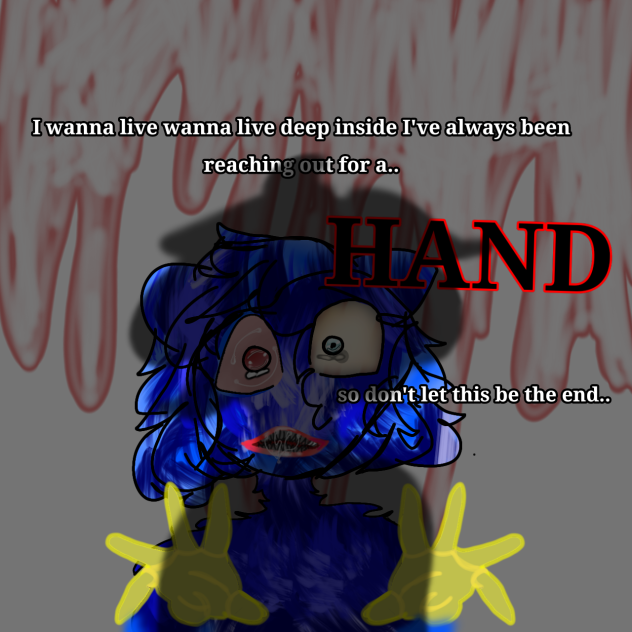 another poppys playtime themed drawing 😬 - ibisPaint