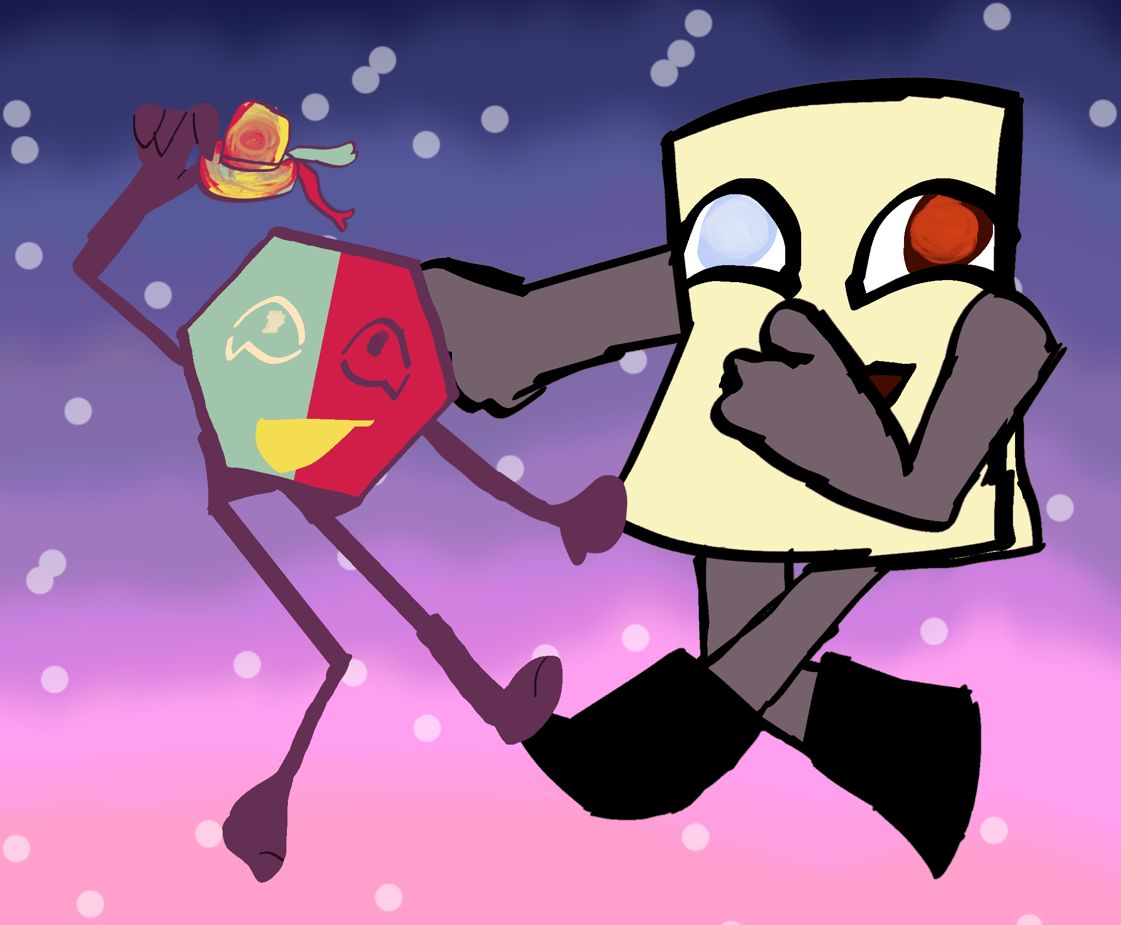 my host and co-host for my wip osc - ibisPaint