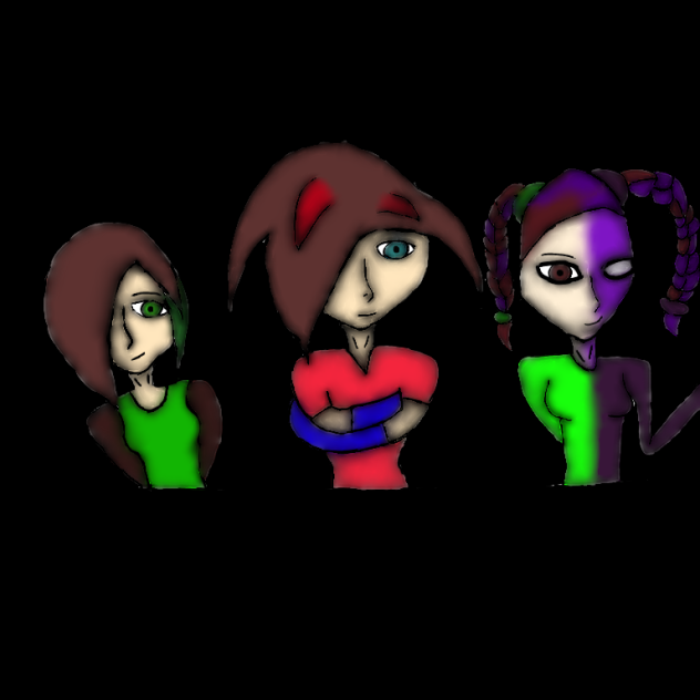 Dark Void, CharCharROCKZ, and Enderbite - ibisPaint