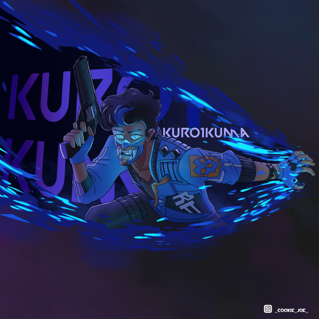 Kuro1Kuma Yoru - ibisPaint