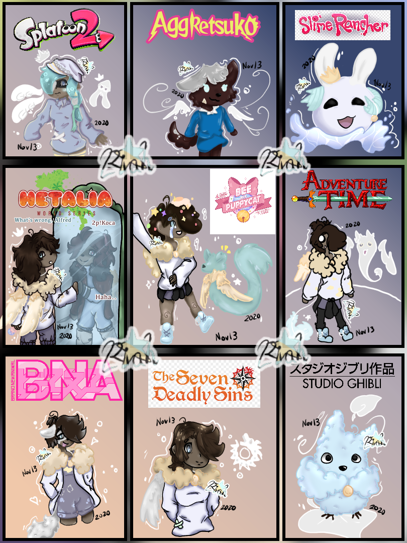 9 (MORE) ArtStyles Challenge (part2) - ibisPaint