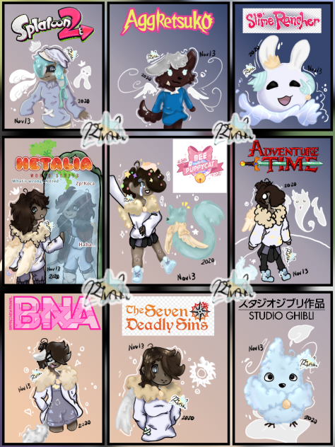 9 (MORE) ArtStyles Challenge (part2) - ibisPaint