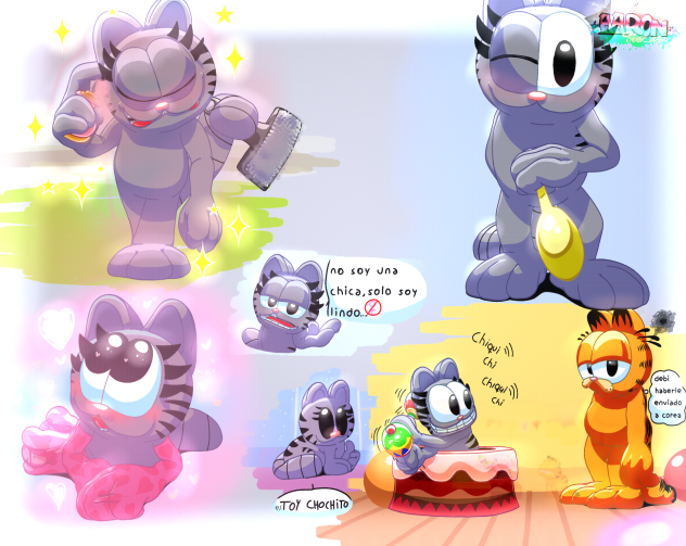 nermal (garfield) - ibisPaint