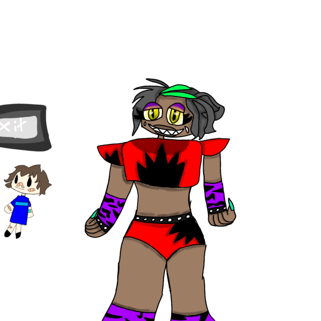 Roxy's first Bad Hair Day - ibisPaint