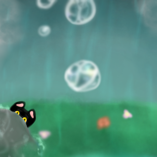 bubbles N kitten - ibisPaint