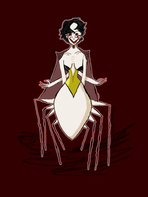 evil spider woman - ibisPaint