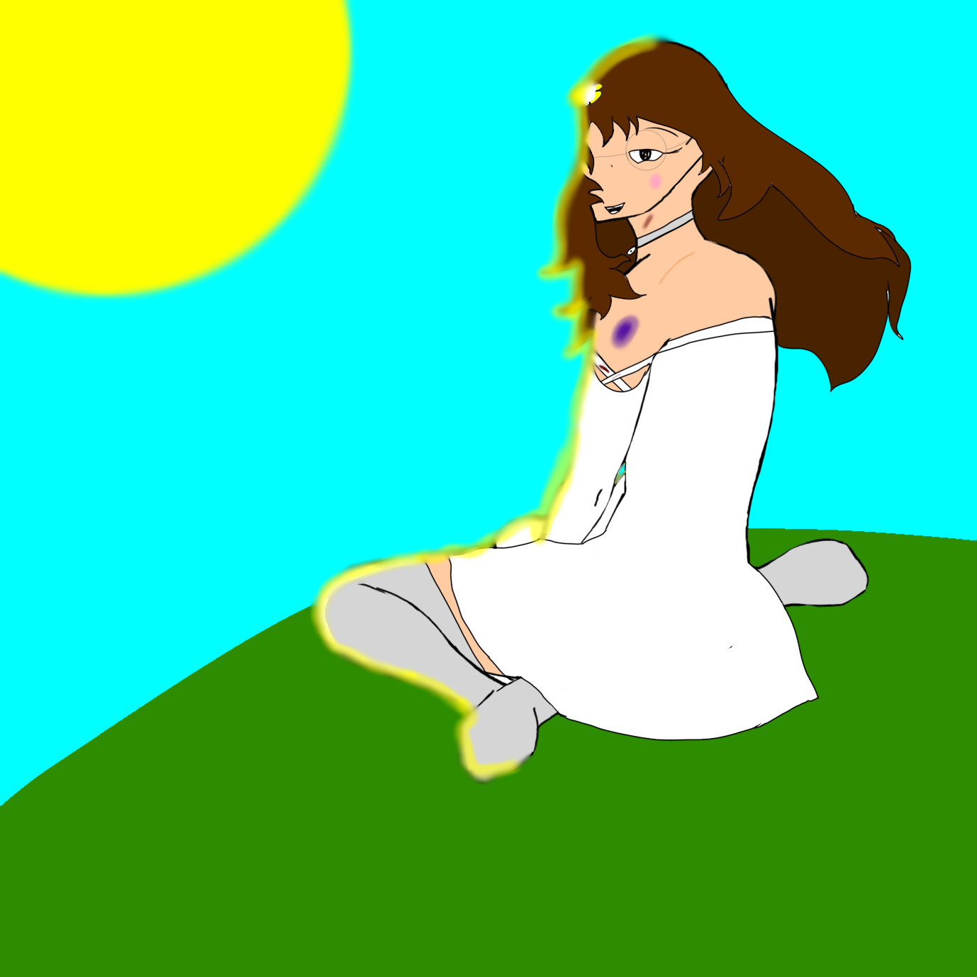 Maria sitting - ibisPaint