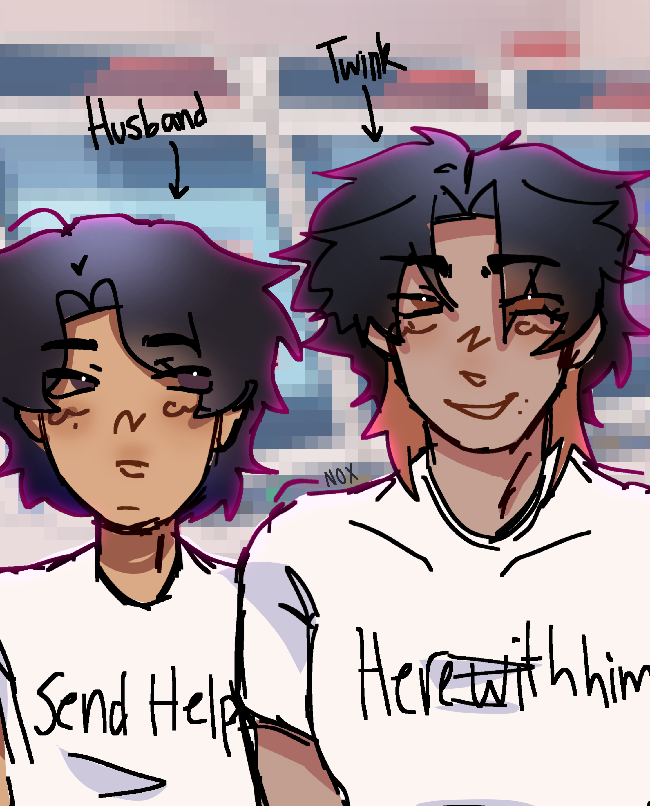 twink and the husbando - ibisPaint