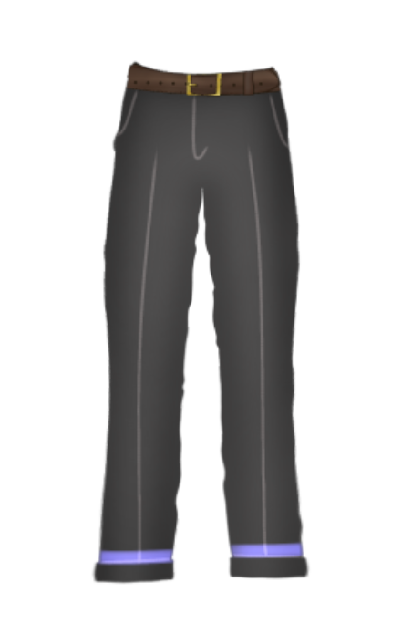 Black sweat pants (Purple) - ibisPaint