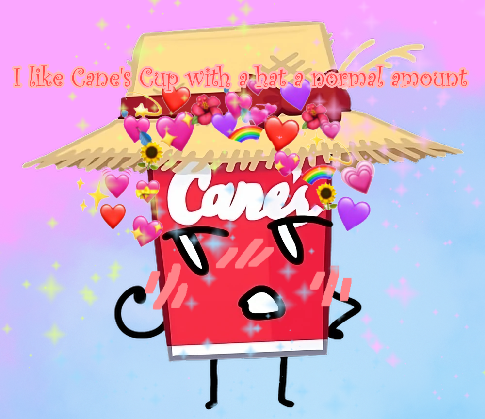 I am very normal about cane's cup - ibisPaint