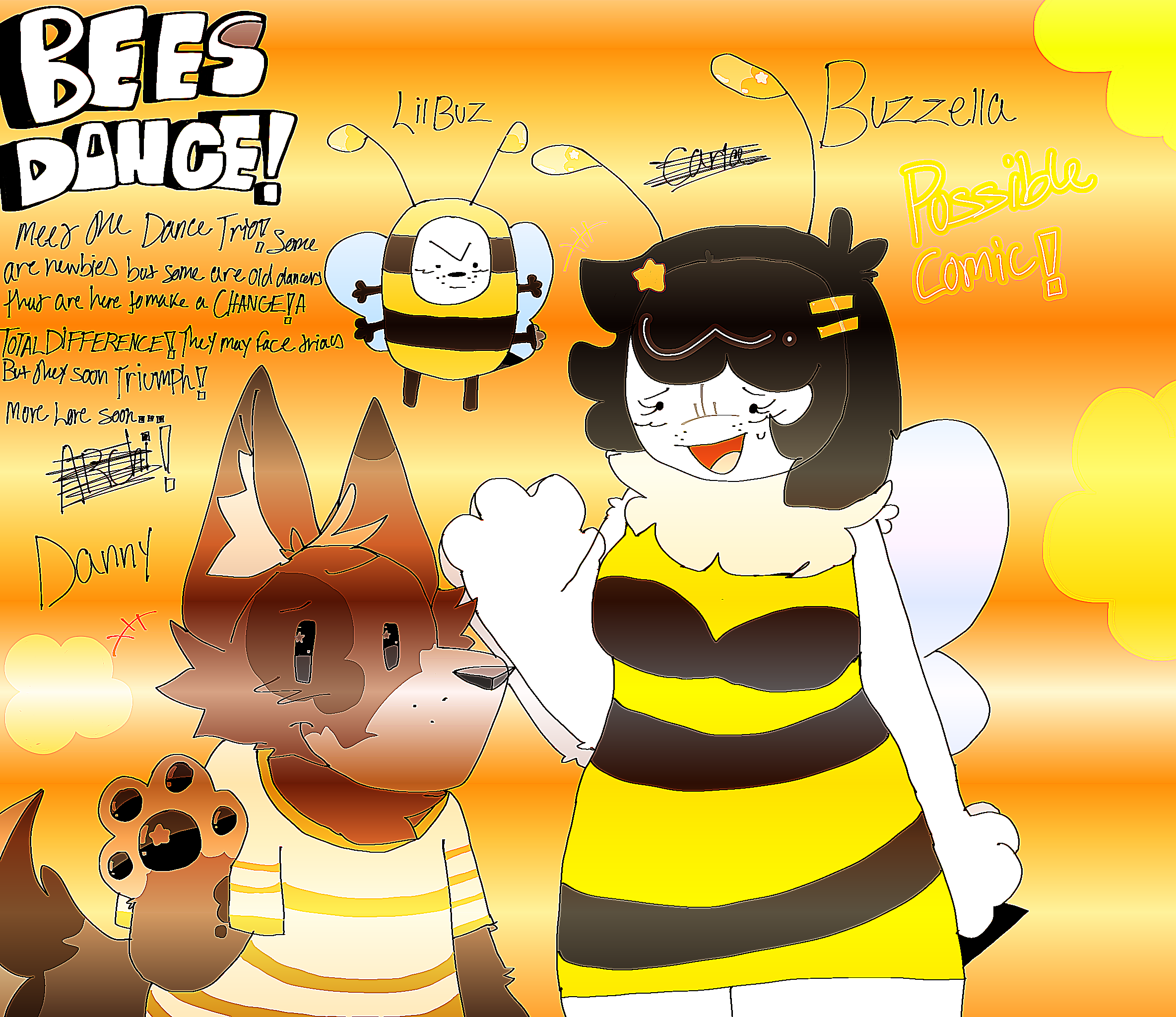 🐶Bees Dance!🐝 - ibisPaint