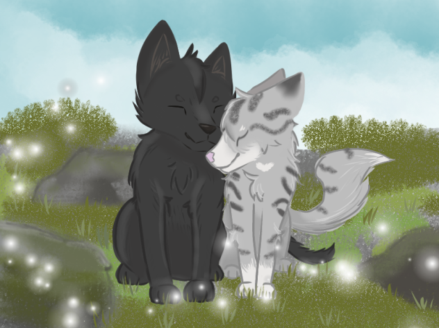 Crow feather + Feathertail - ibisPaint