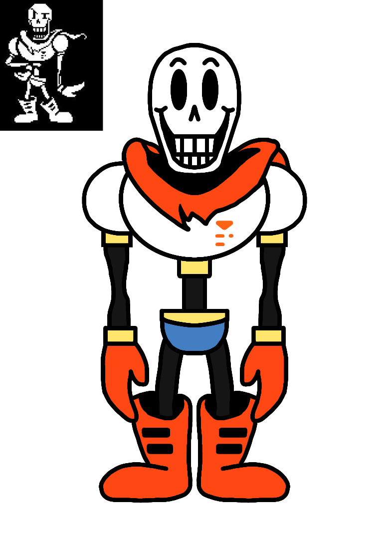 Undertale Papyrus V2 - ibisPaint