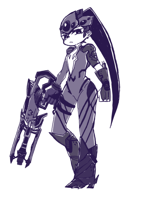 Overwatch-Widowmaker - ibisPaint