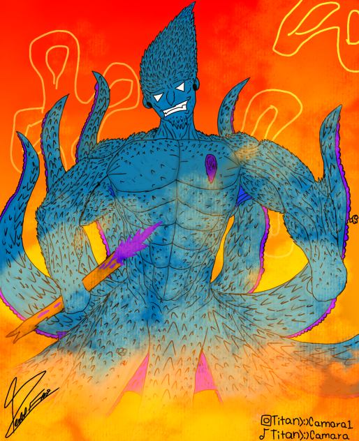 CALAMARDO TENTACULOS - ibisPaint