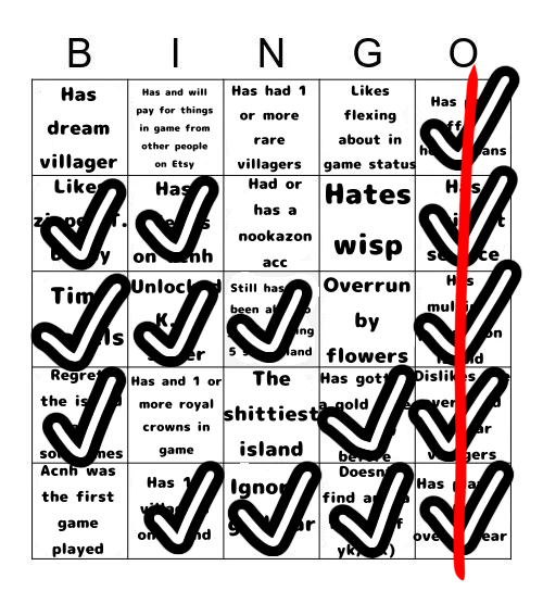Acnh Bingo - ibisPaint