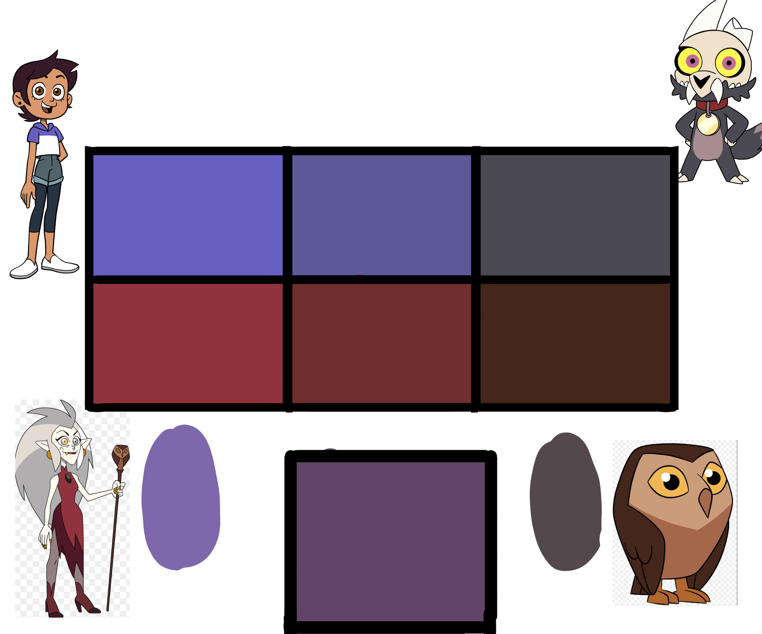 Toh character colour palette thing - ibisPaint