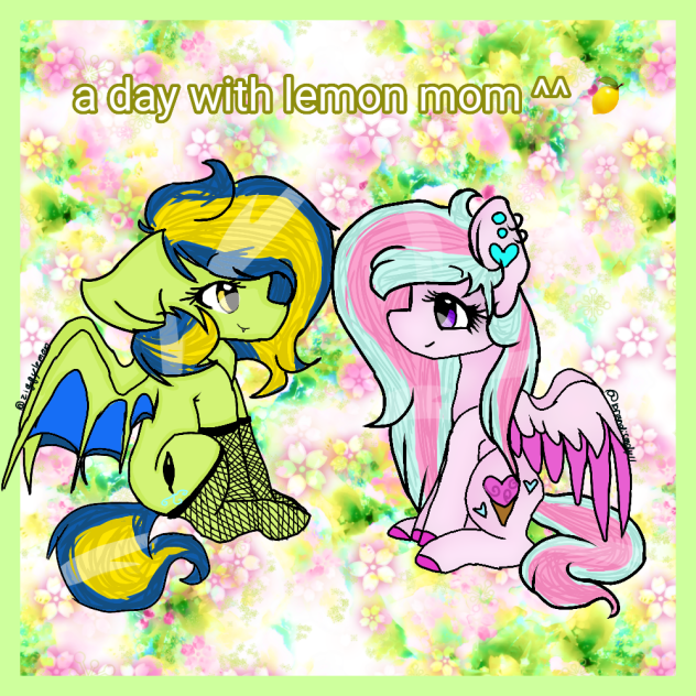 a day with lemon mom ^^🍋 - ibisPaint