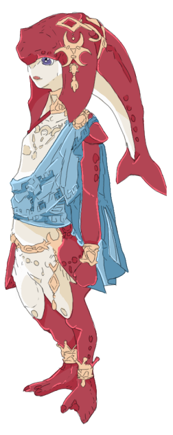 Mipha - Legend Of Zelda - BOTW - ibisPaint