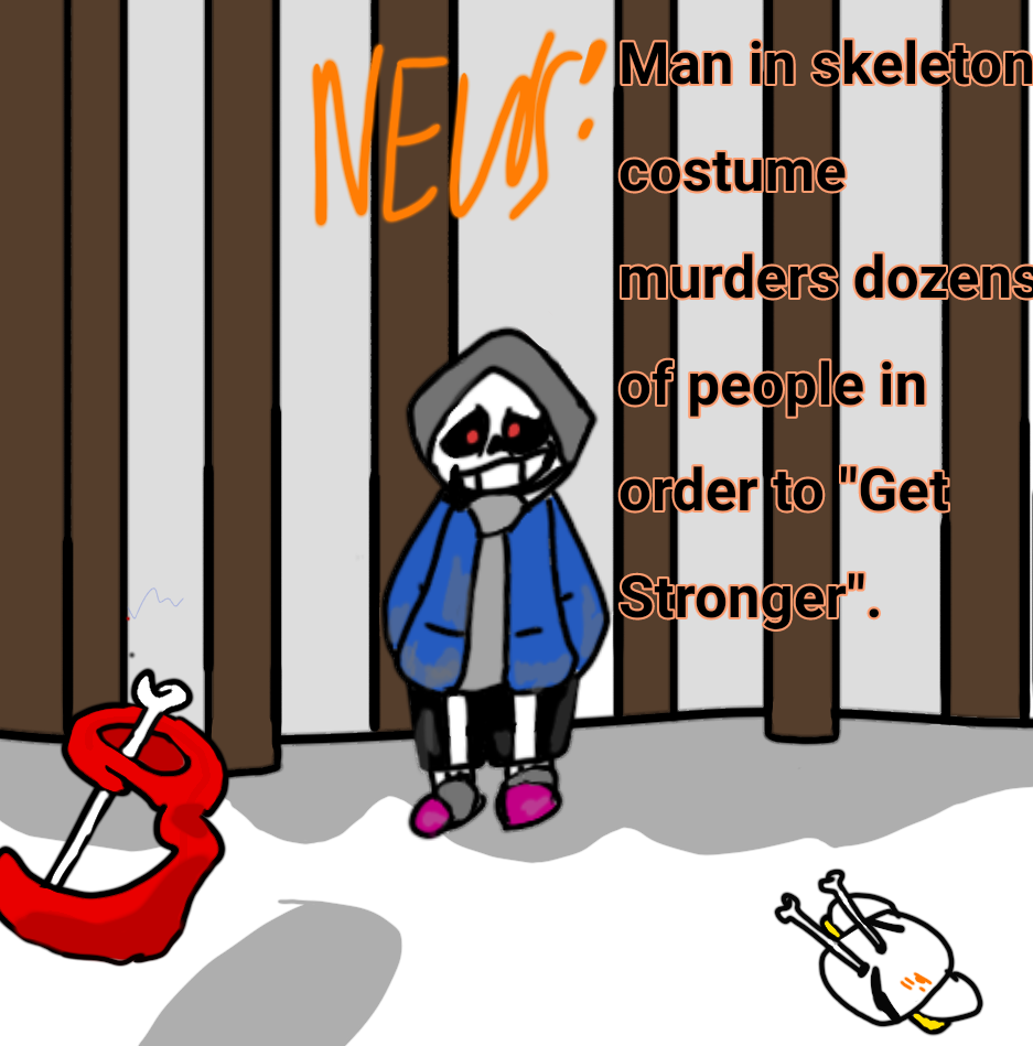 DUSTTALE. Snowdin Encounter - ibisPaint