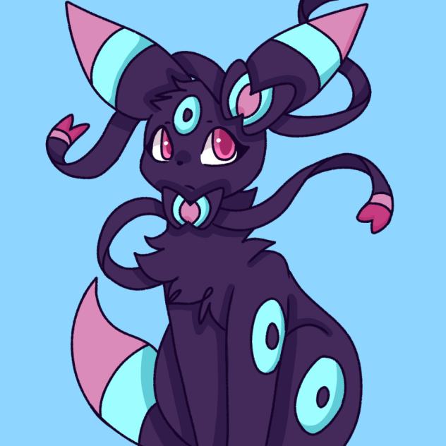 Sylveon and shiny Umbreon fusion - ibisPaint