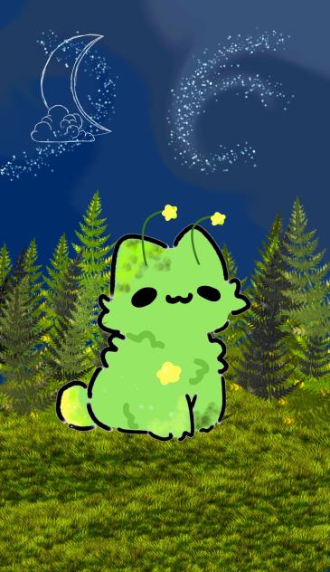 alien cat - ibisPaint