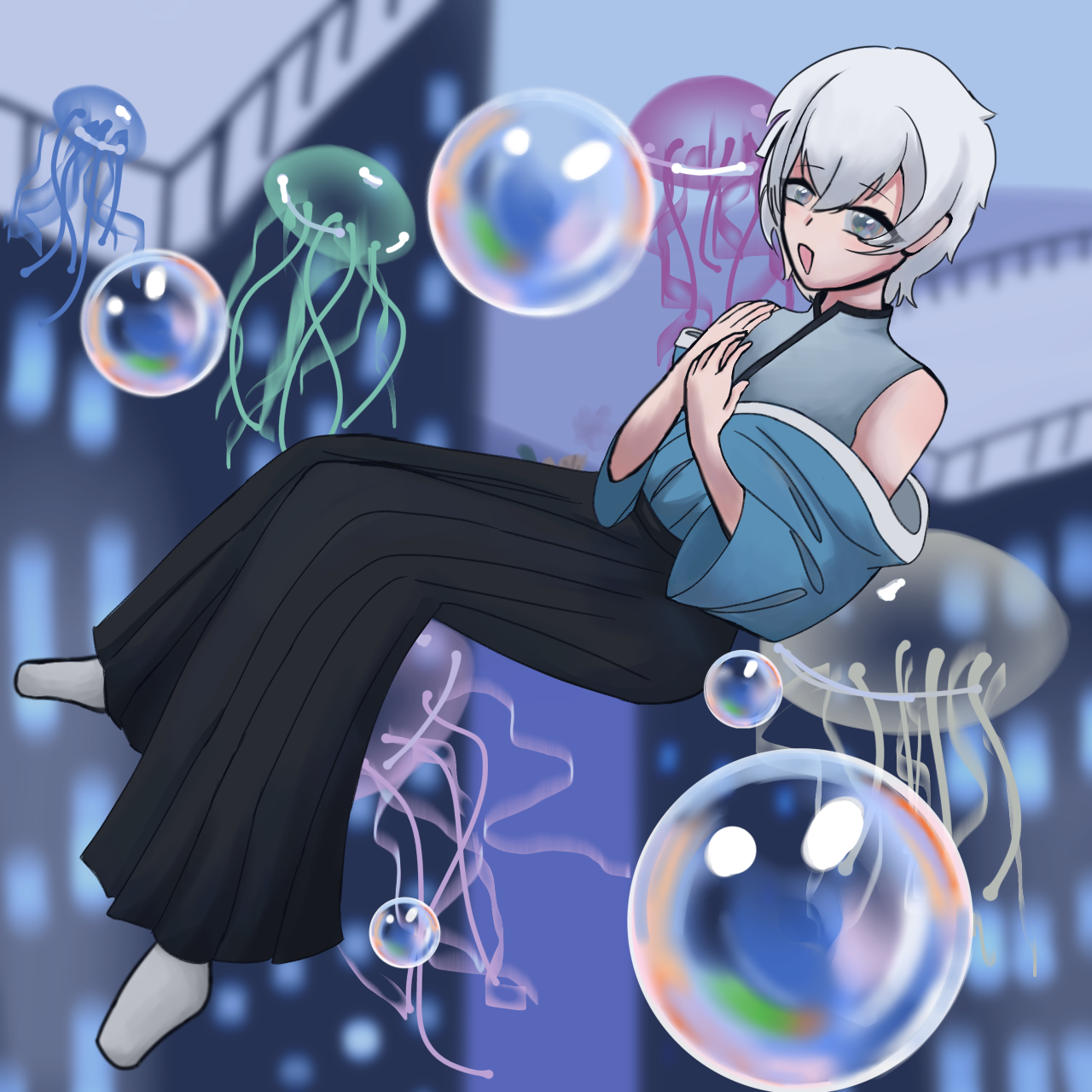 bubble boy - ibisPaint