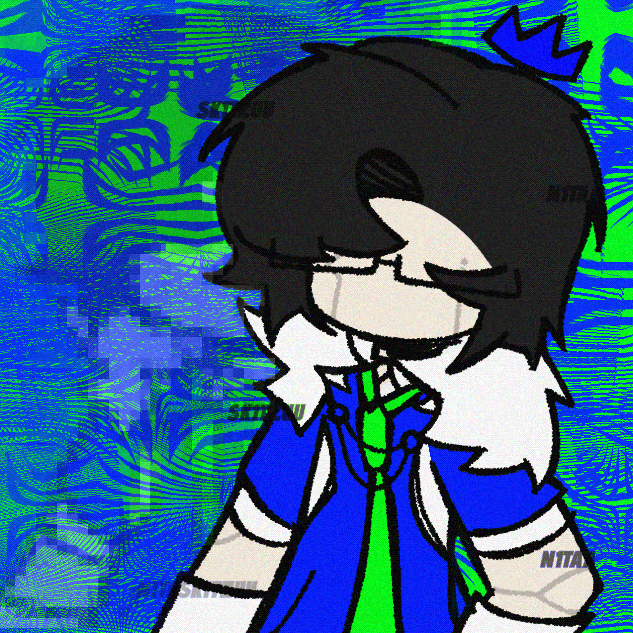 CORRUPTED OC!! (WARNING!! BRIGHT COLORS) - ibisPaint